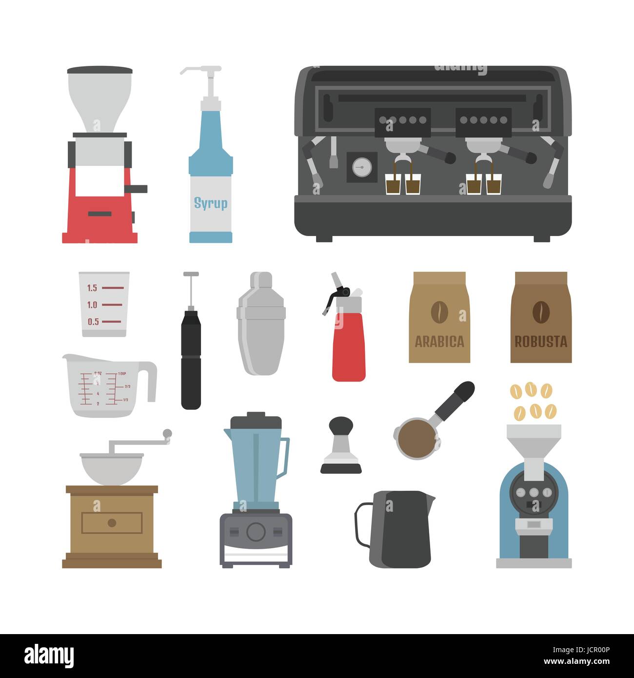 set of tool icon on white background, flat Stock Vector Image & Art - Alamy