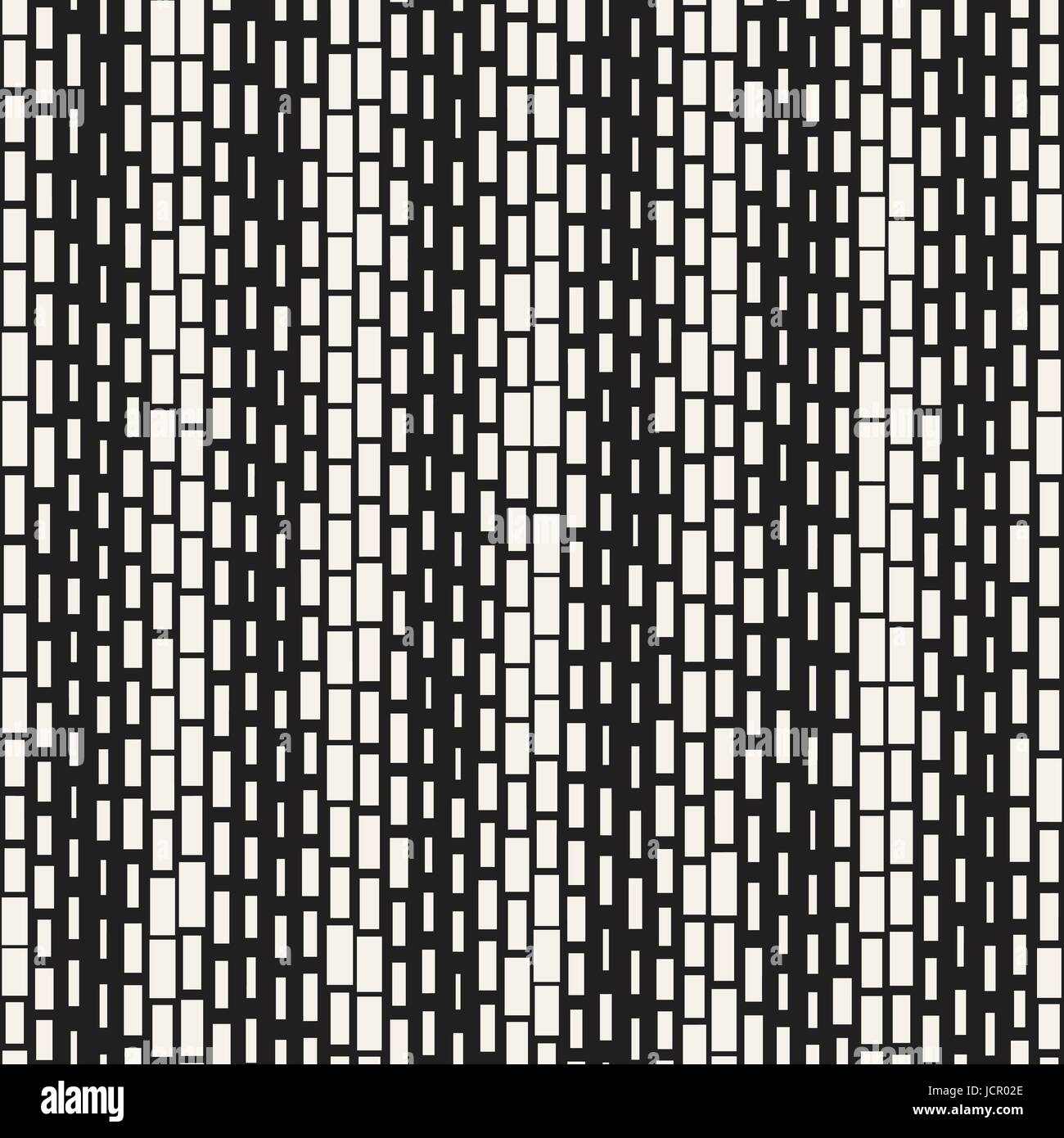 Black and White Irregular Dashed Lines Pattern. Modern Abstract Vector ...