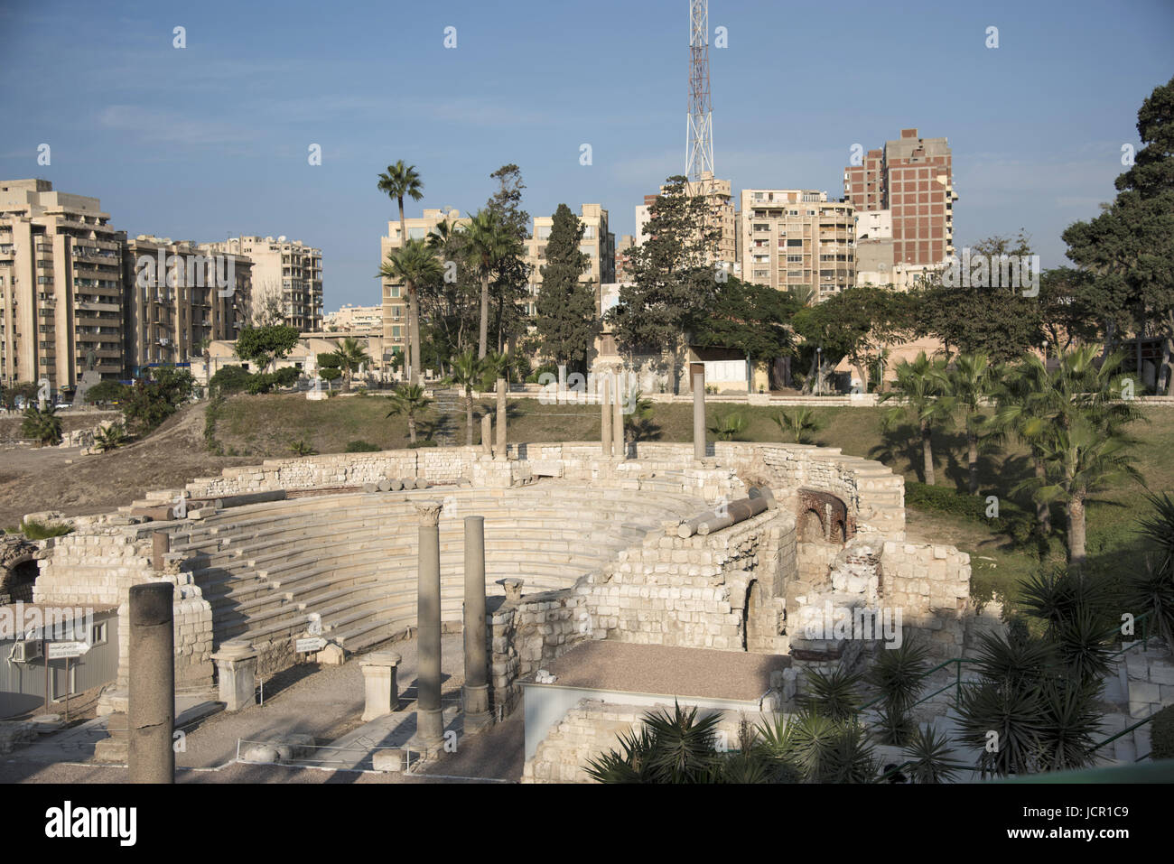 Roman amphitheatre, The small Odeum, dating originally from the 2nd ...