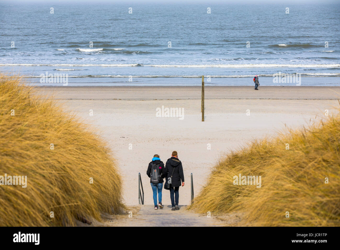 North Sea island, Norderney, East Frisia, Germany, Beach, sand dunes ...