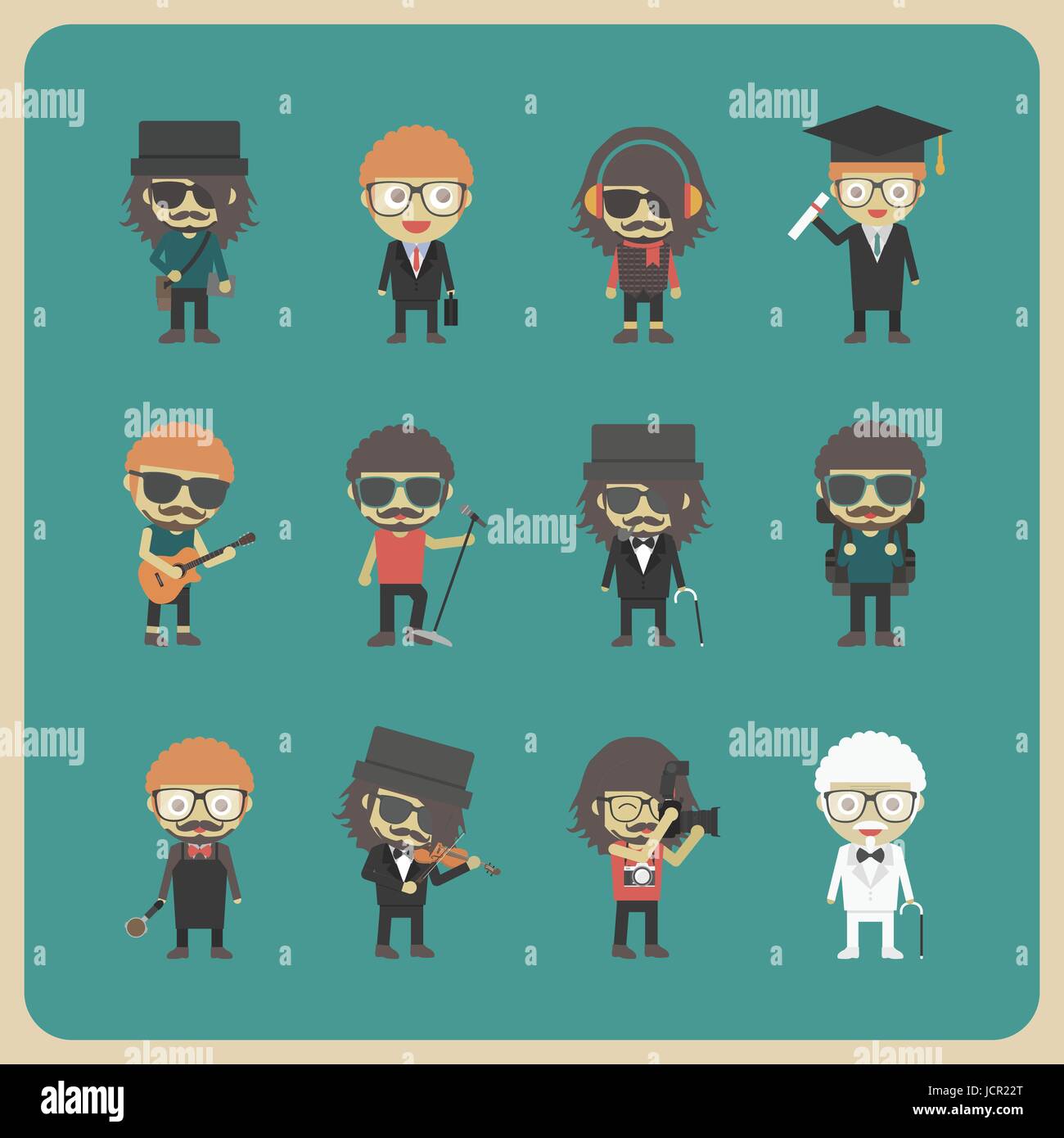 Barista character hi-res stock photography and images - Alamy