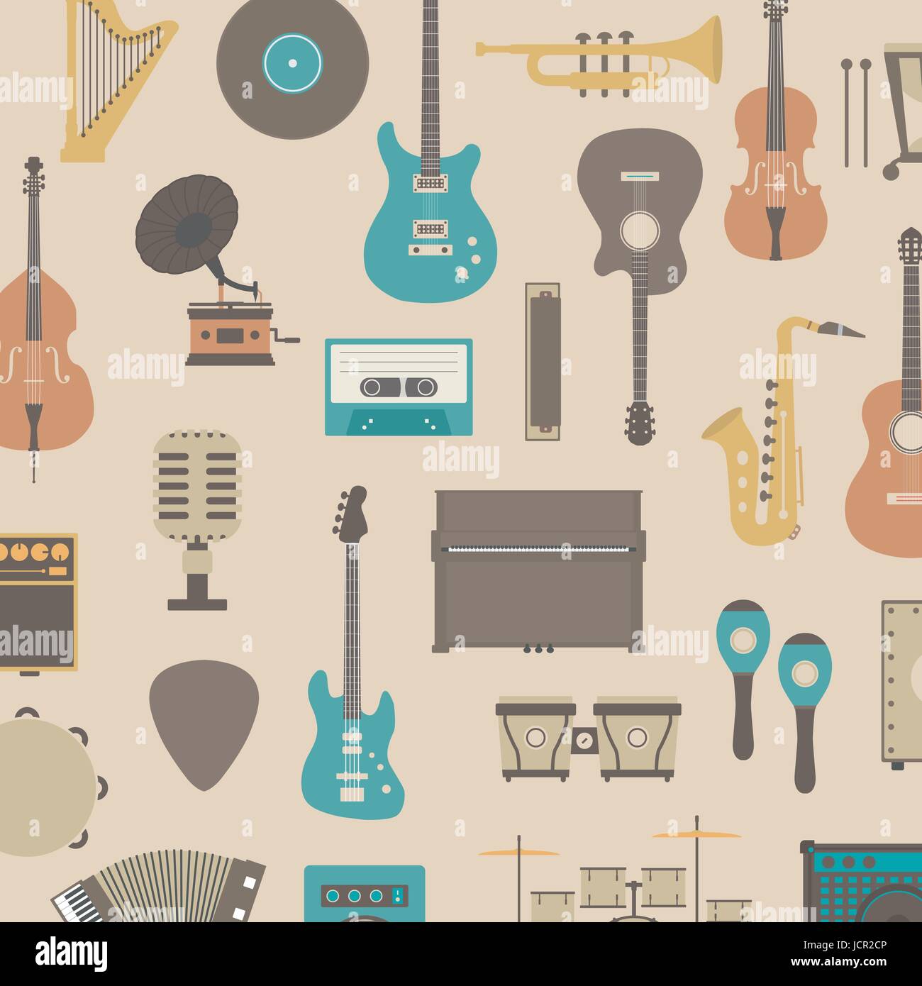 Classical Music Instruments Wallpaper