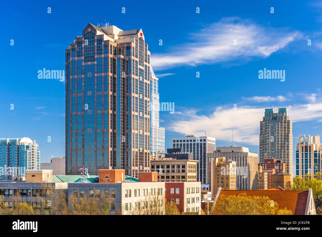 Downtown raleigh skyline hi-res stock photography and images - Alamy