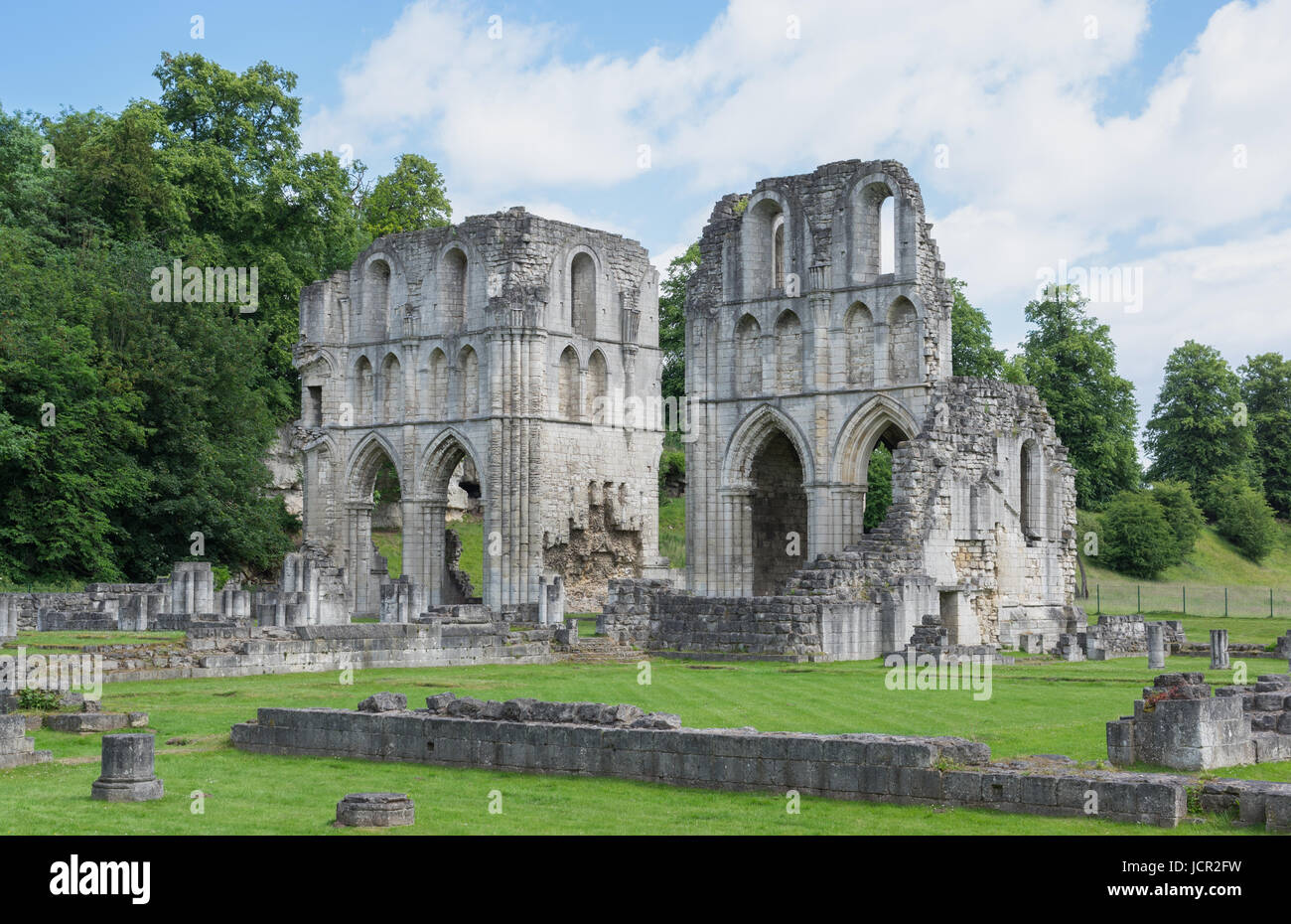 The Ruins of Roche Abbey, Maltby, Rotherham, England Stock Photo - Alamy