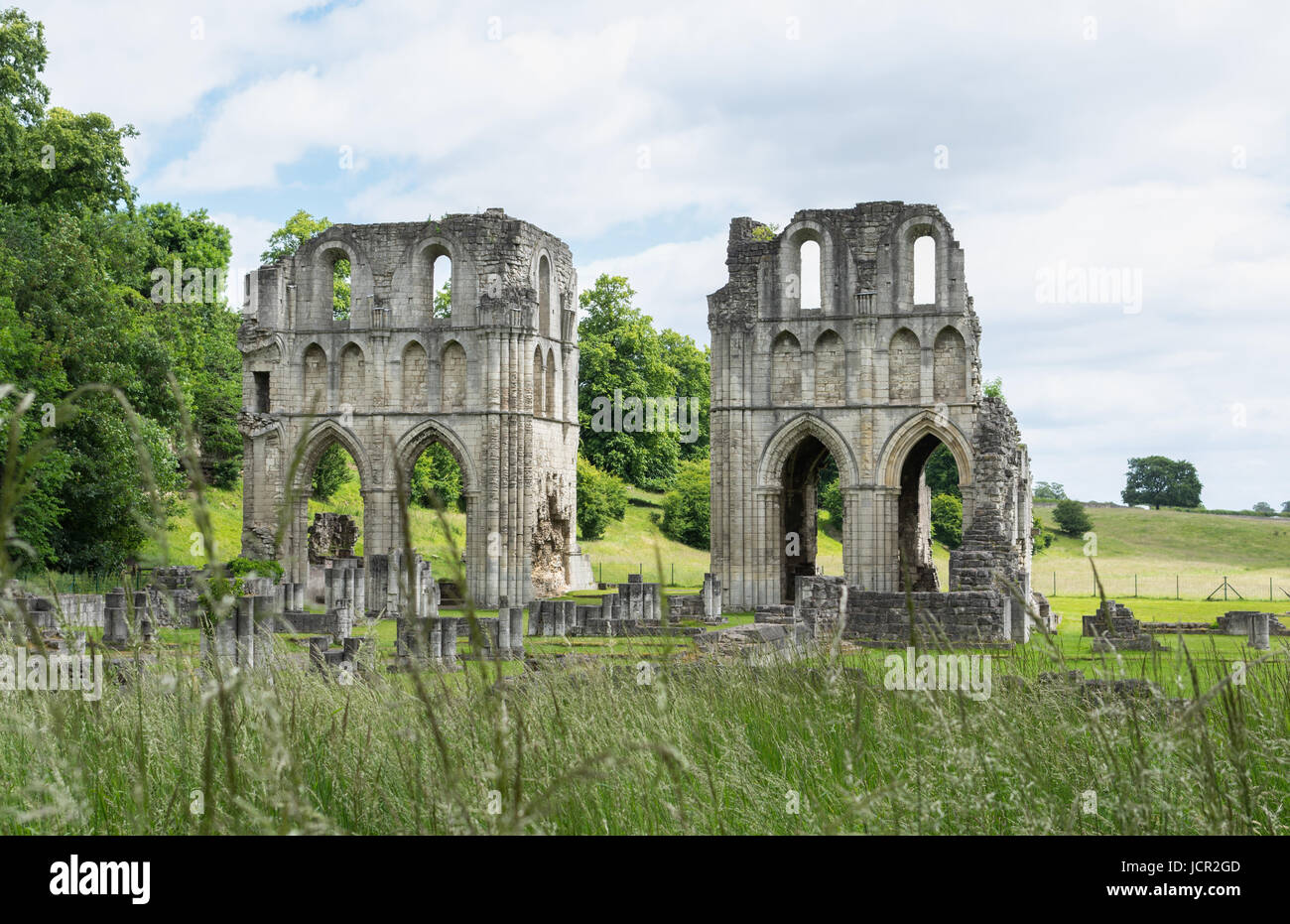 The Ruins of Roche Abbey, Maltby, Rotherham, England Stock Photo - Alamy