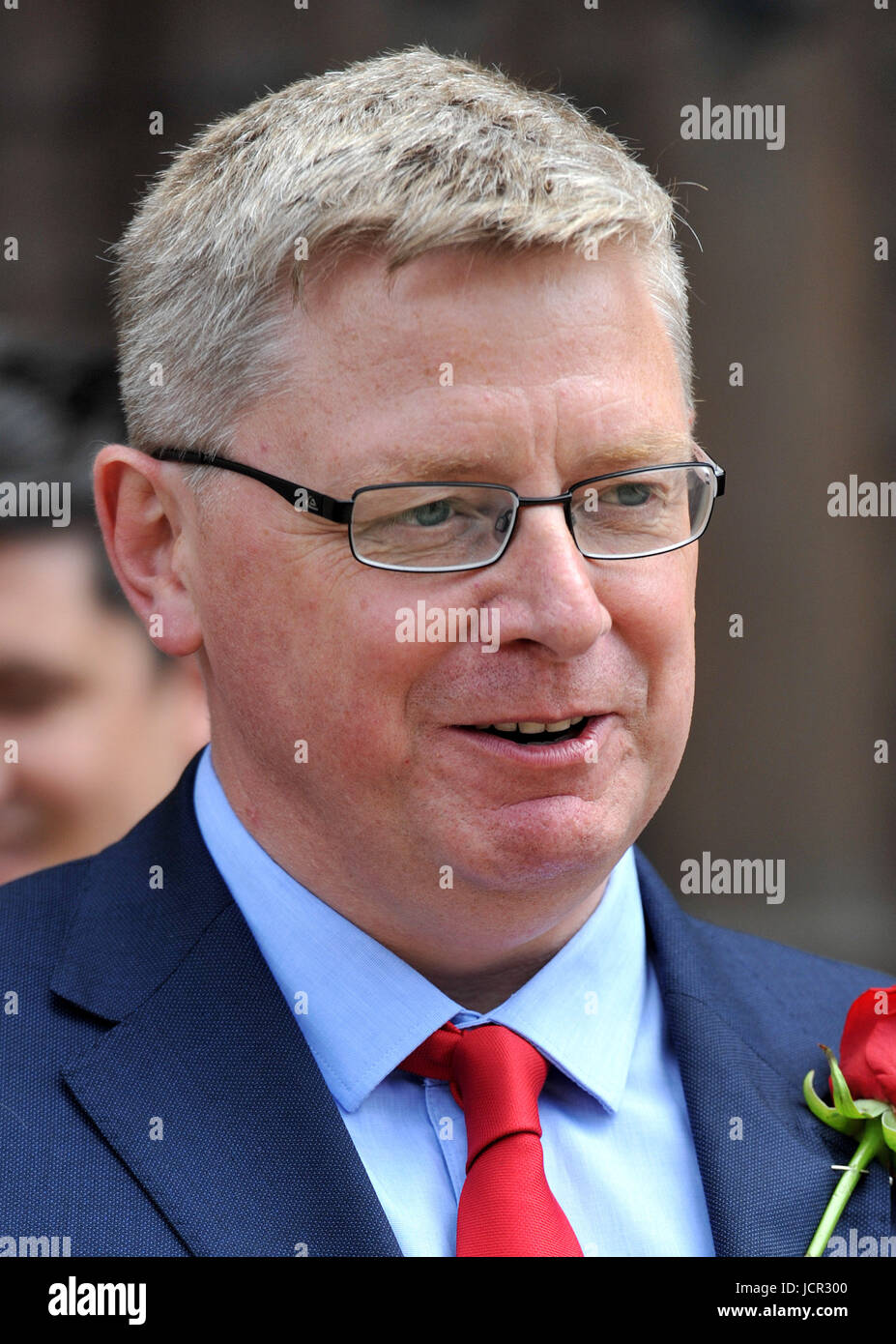 Scottish labour mp martin whitfield outside st stephens entrance hi-res ...