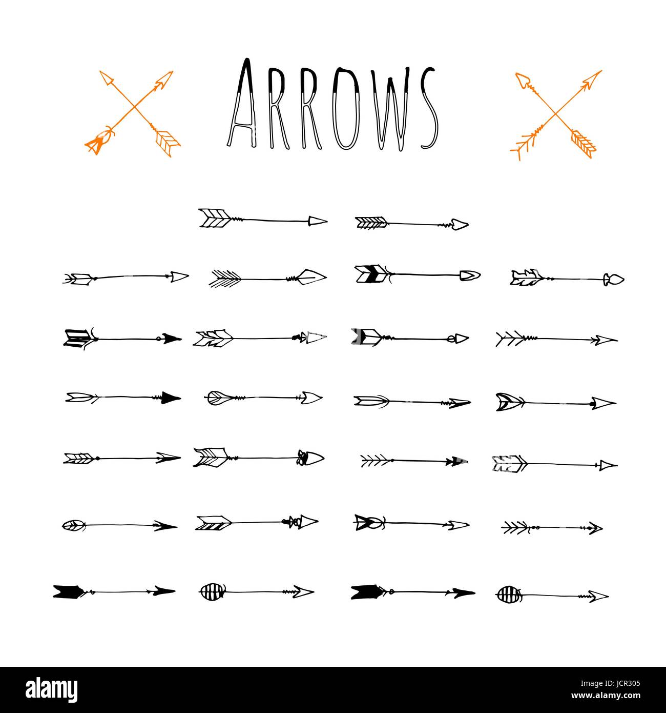 Vector set ethnic arrows Stock Vector Images - Alamy