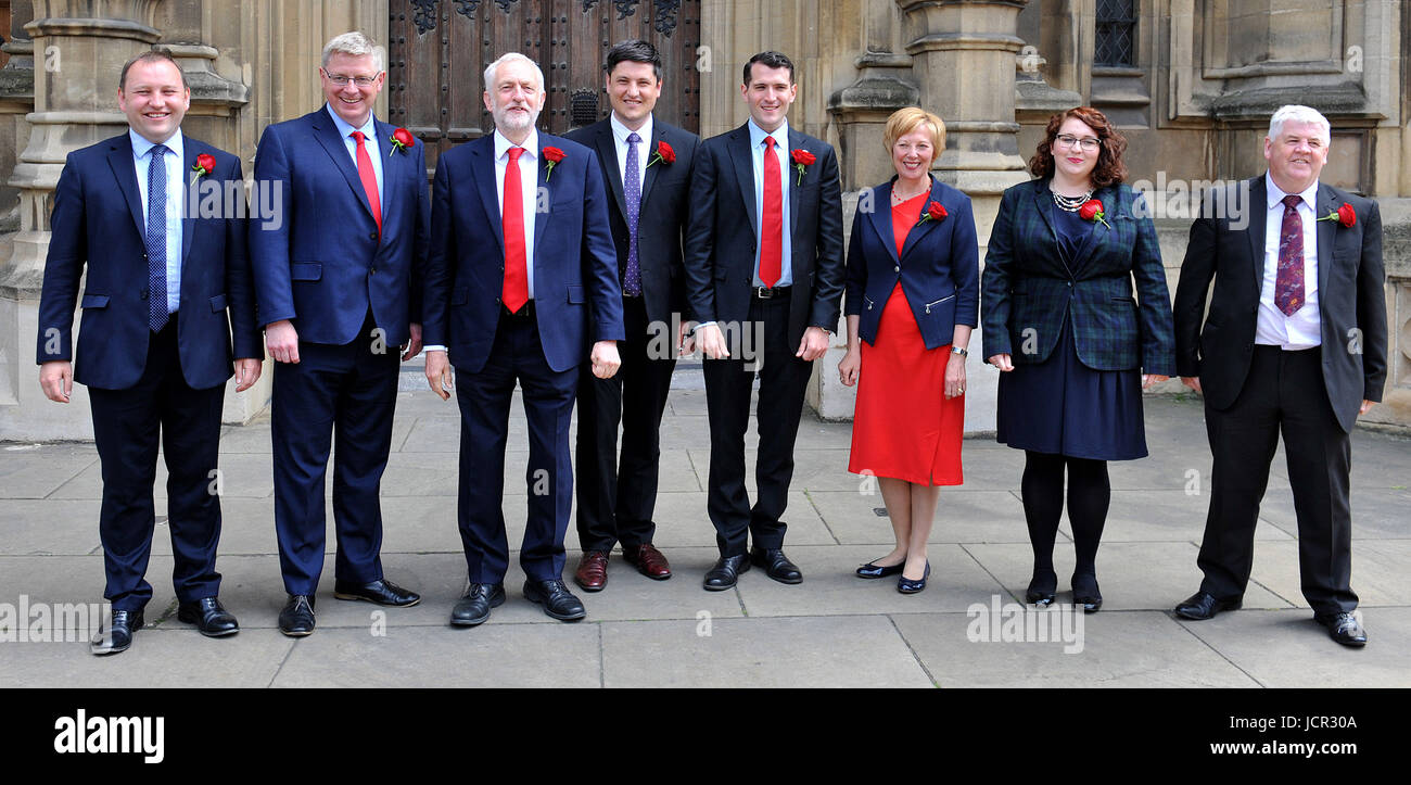 Scottish labour mps left to right martin whitfield hi-res stock ...