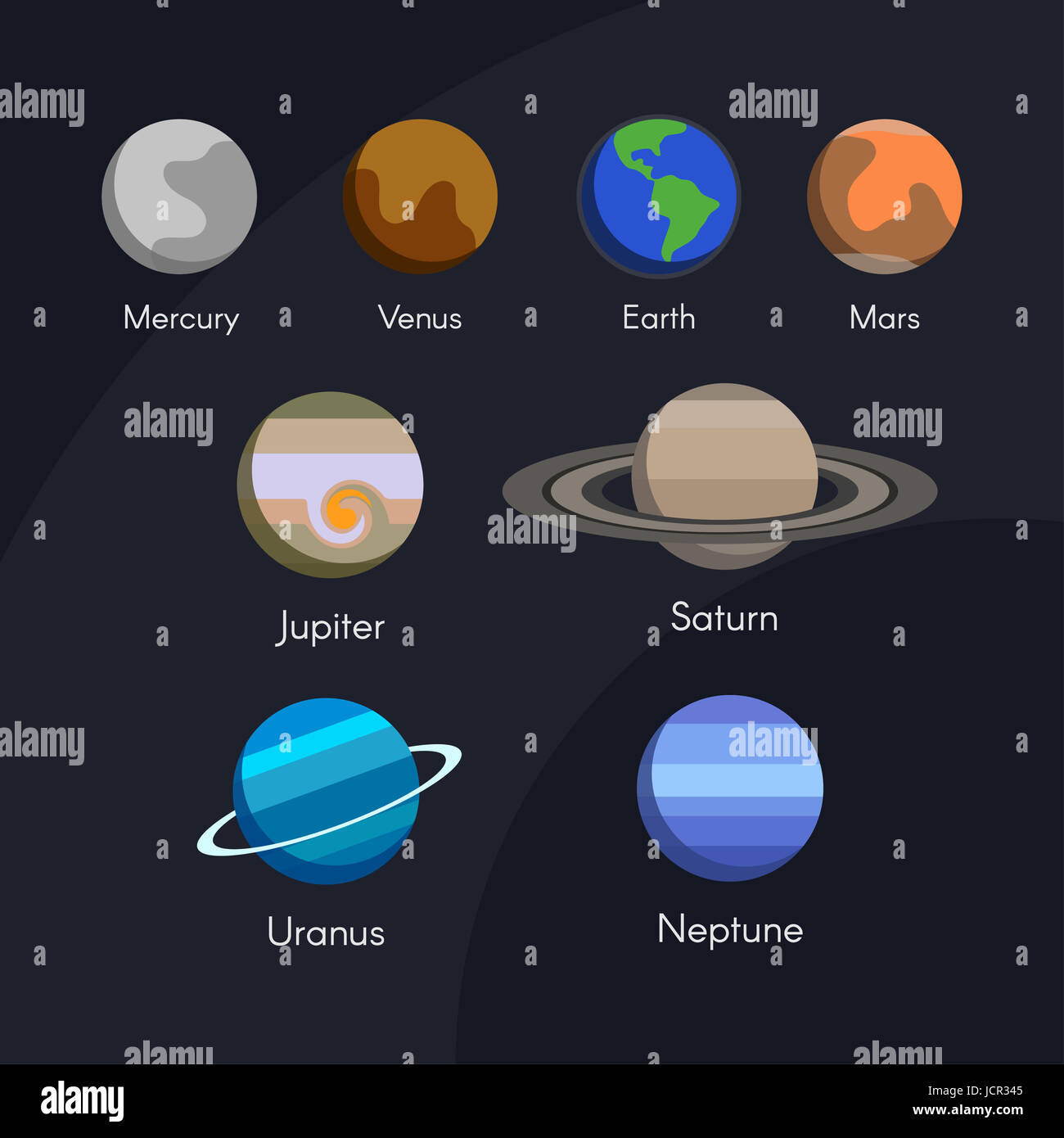 Solar System Planets Stock Photo - Alamy