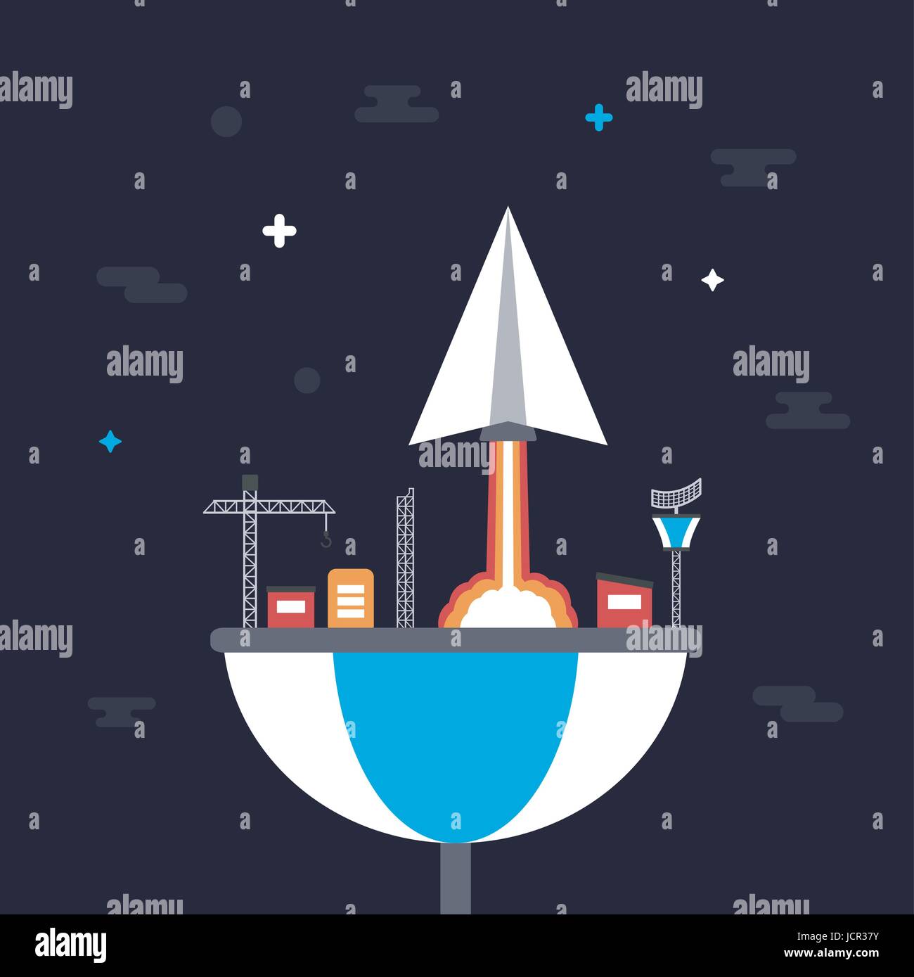 Innovation business on paper Stock Vector Images - Alamy