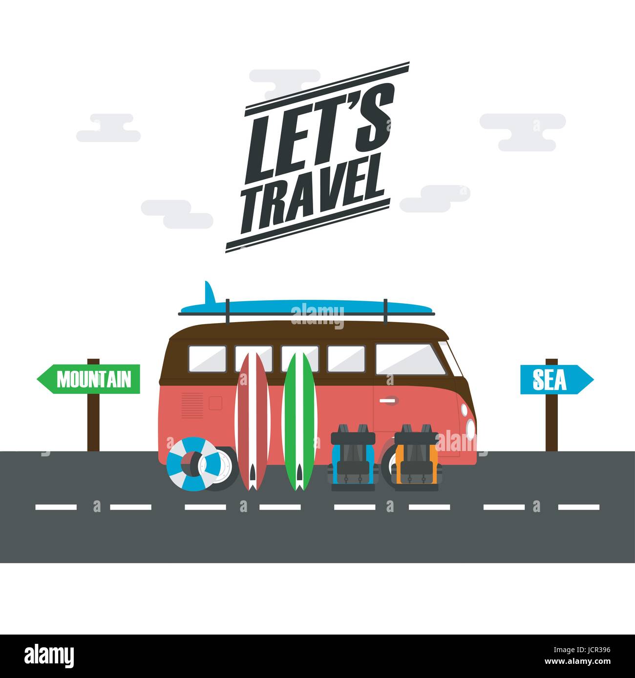 Go to sea Stock Vector Images - Alamy