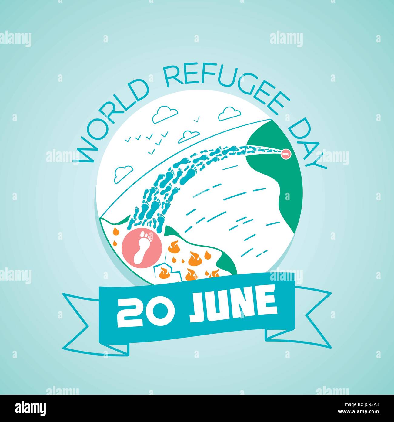 Calendar for each day on june 20. Greeting card. Holiday - world ...