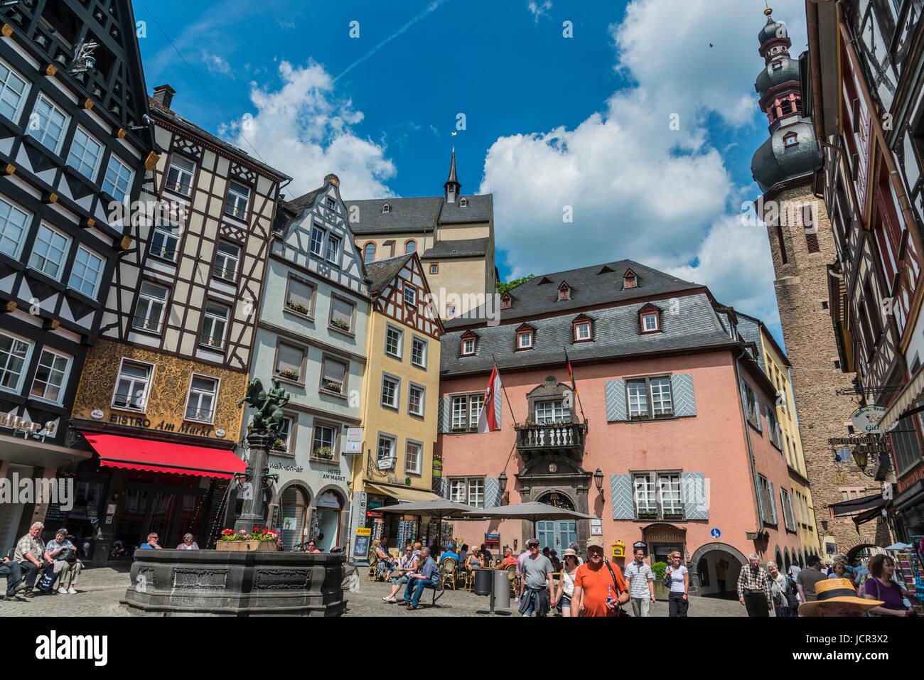 Cochem, Valley of Moselle Stock Photo - Alamy
