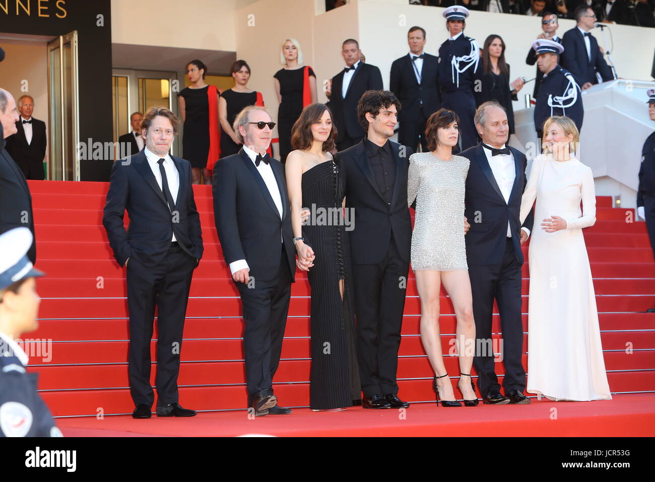 Mathieu Amalric, Arnaud Desplechin, Marion Cotillard, Louis Garre ...