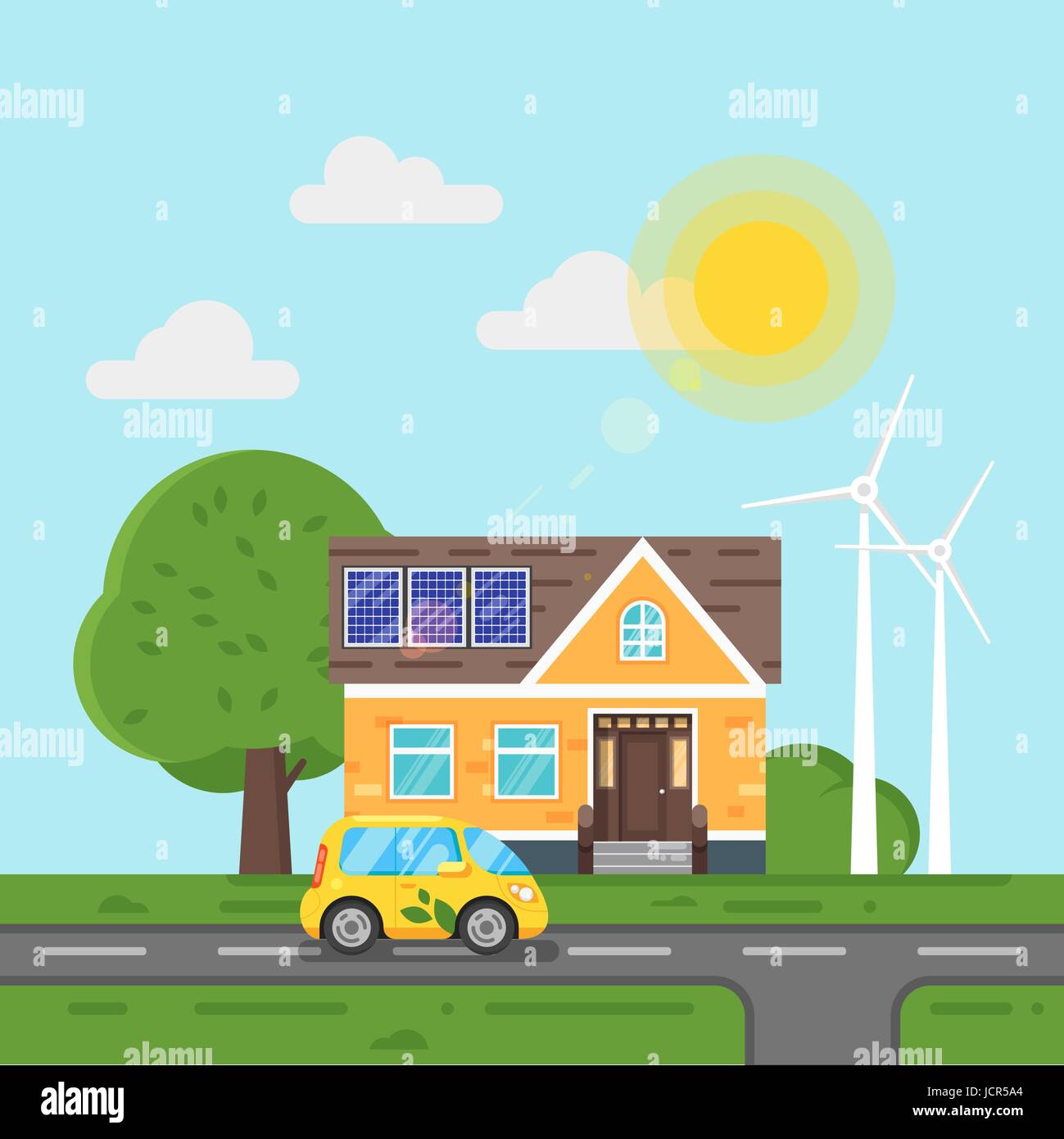 Cable car power house Stock Vector Images - Alamy