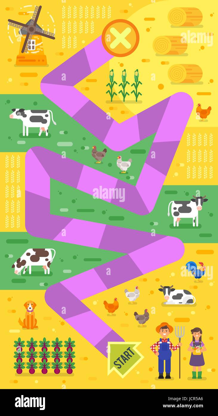 Farmer print Stock Vector Images - Alamy