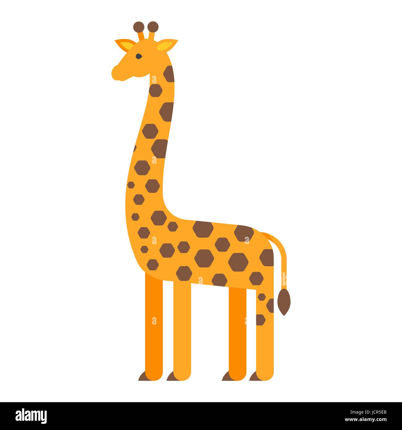Illustration of giraffe Stock Vector Images - Alamy