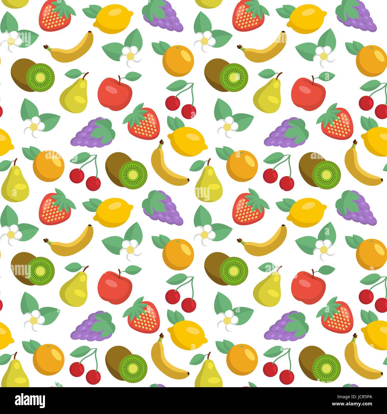 Strawberries and lemons Stock Vector Images - Alamy
