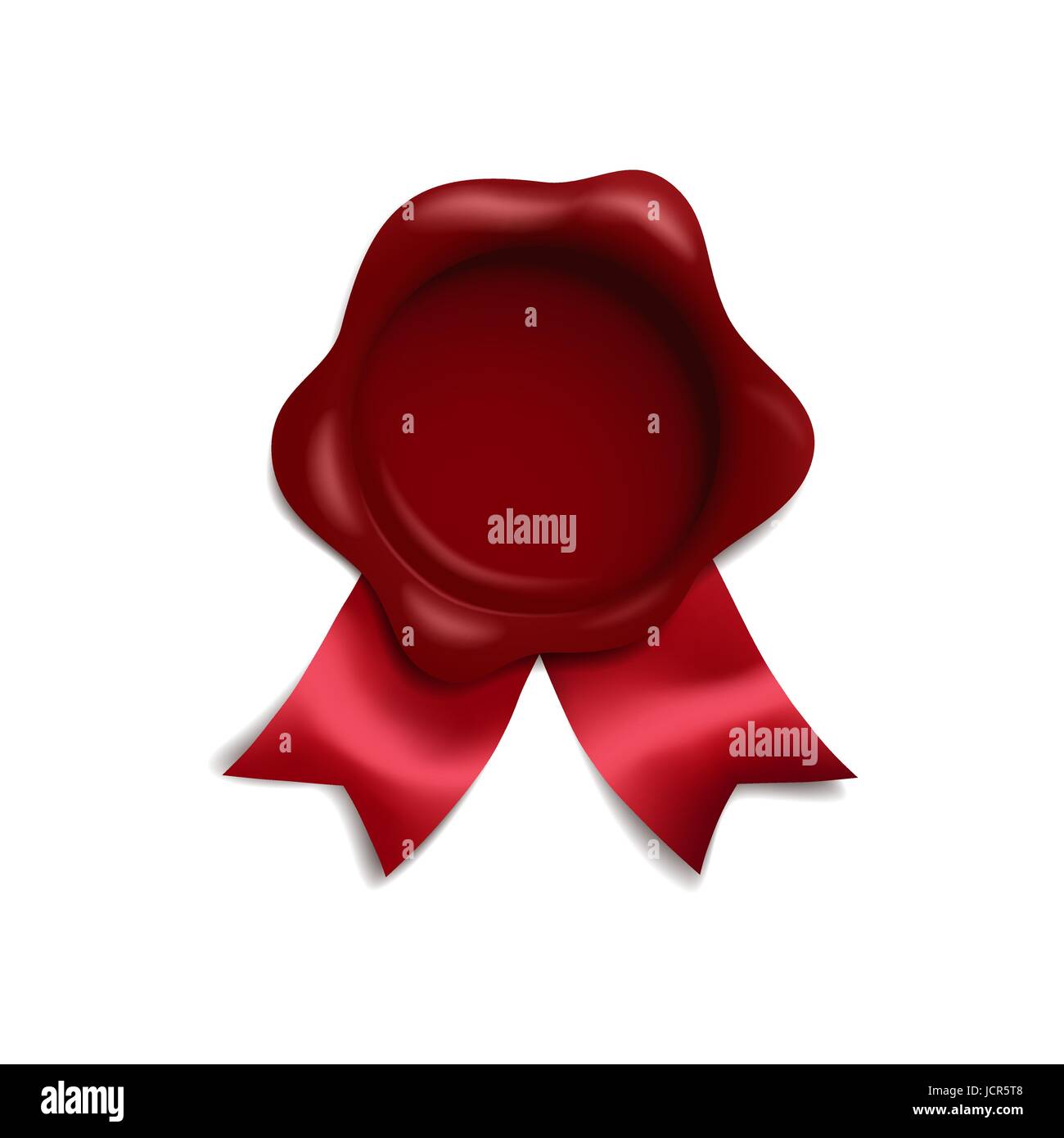 Vector realistic wax seal Stock Vector Image & Art - Alamy
