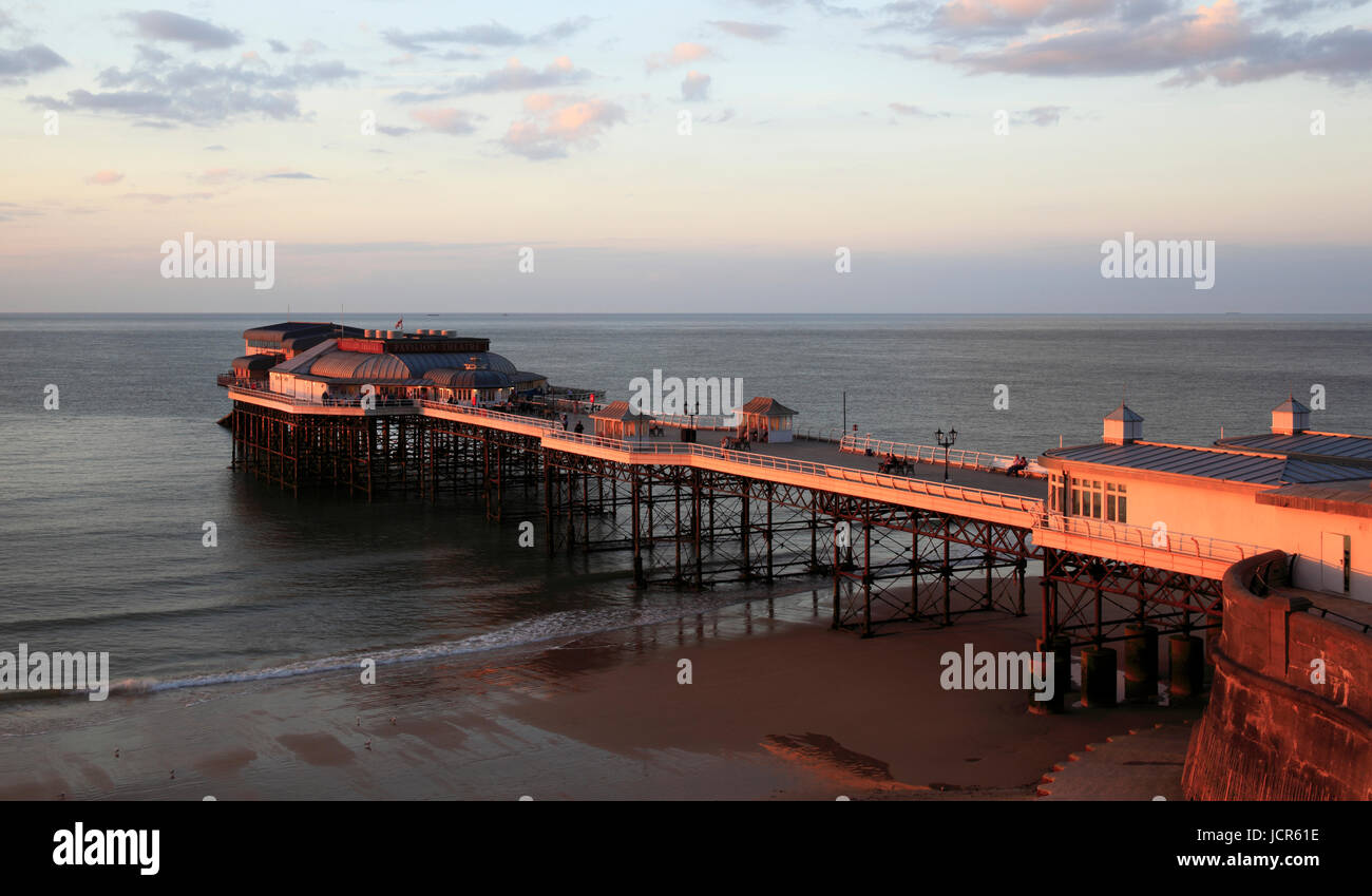 The traditional pier at Cromer, North Norfolk, England, Europe Stock ...