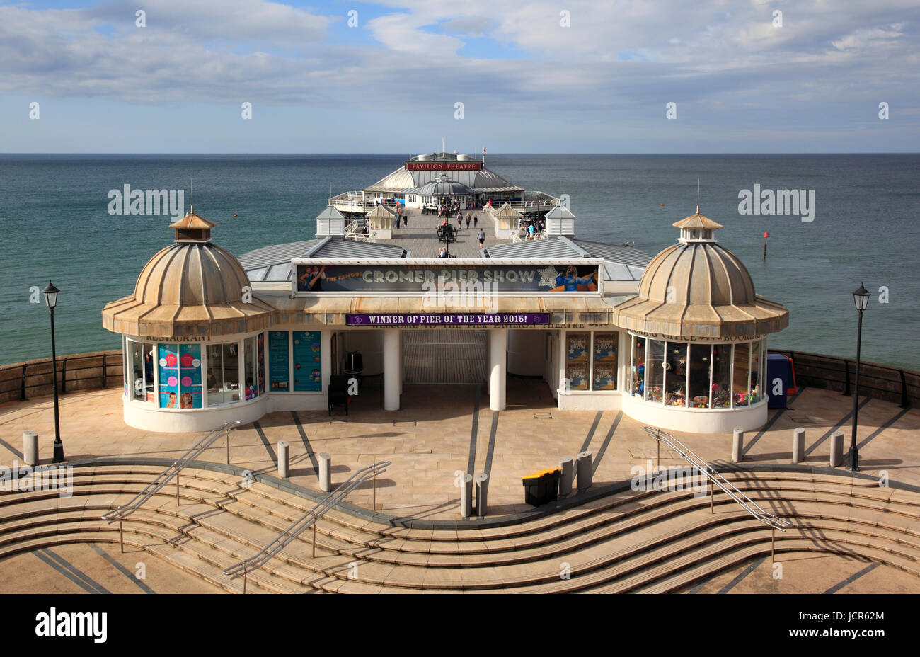 The traditional pier at Cromer, North Norfolk, England, Europe Stock ...