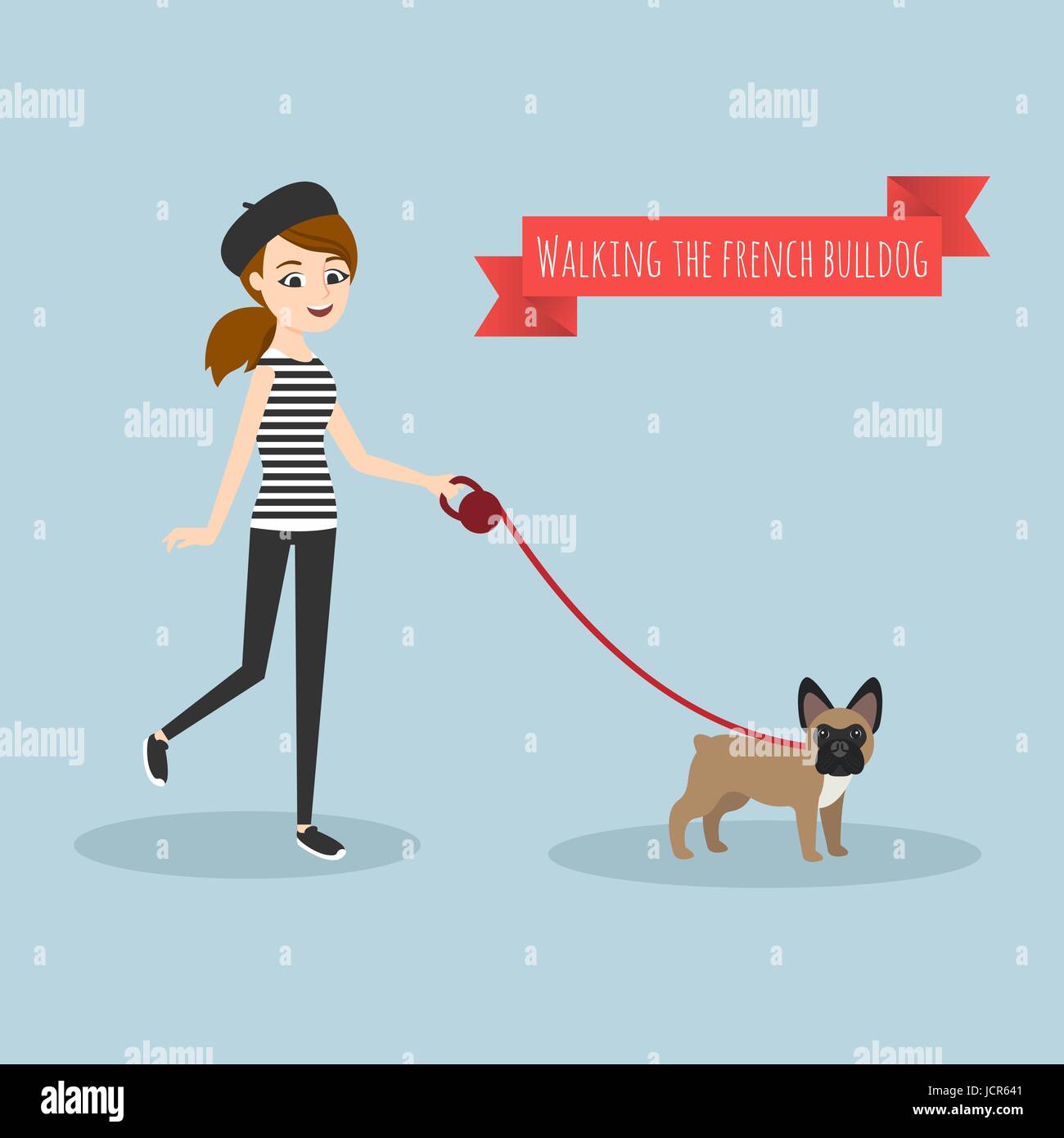 French bulldog vector vectors hi-res stock photography and images - Alamy