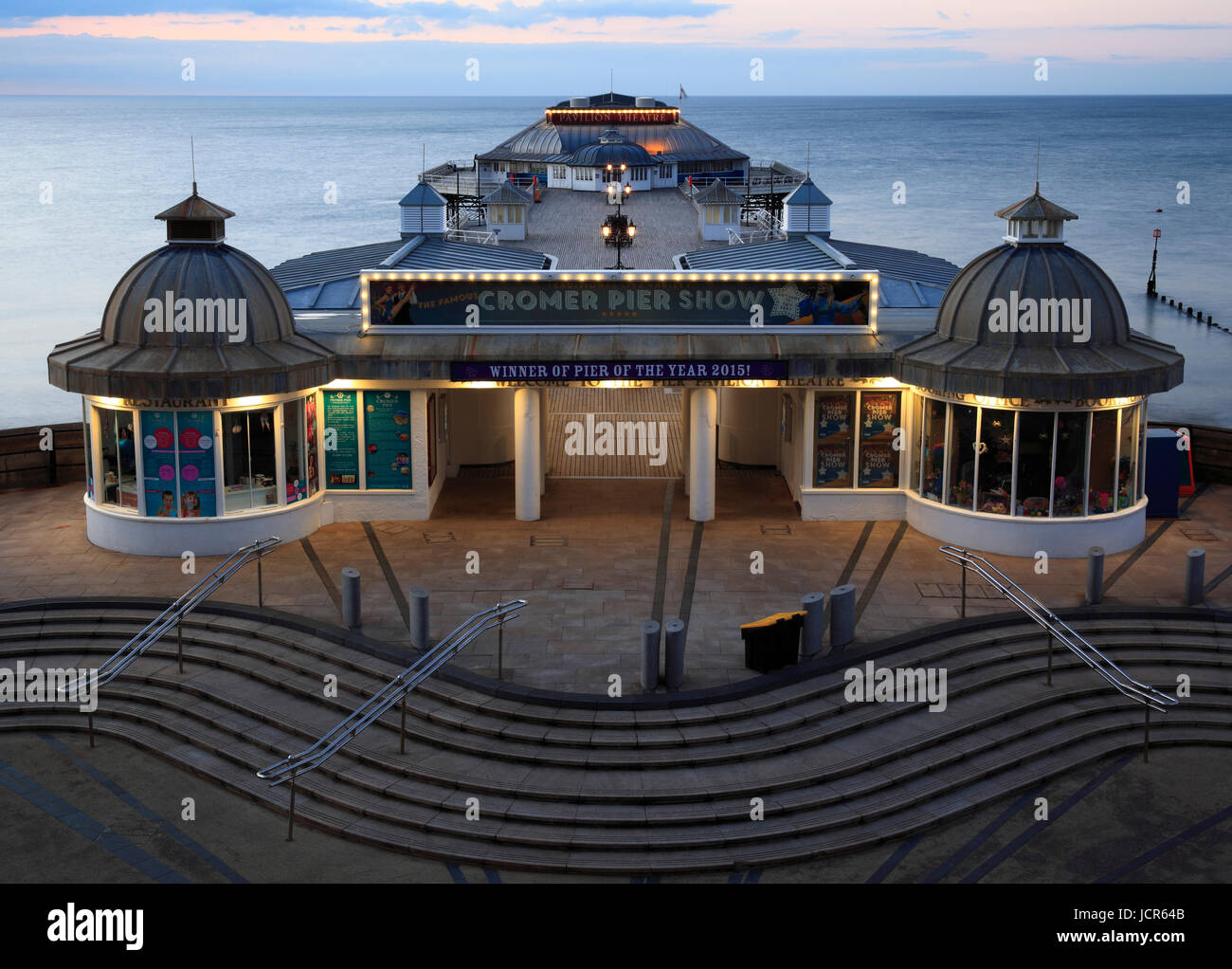 The traditional pier at Cromer, North Norfolk, England, Europe Stock ...
