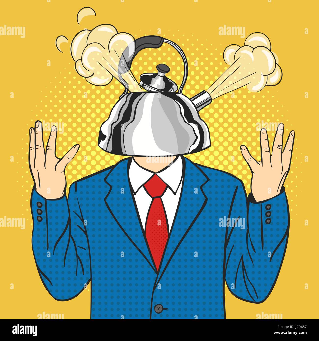 Angry Face Cartoon Steam