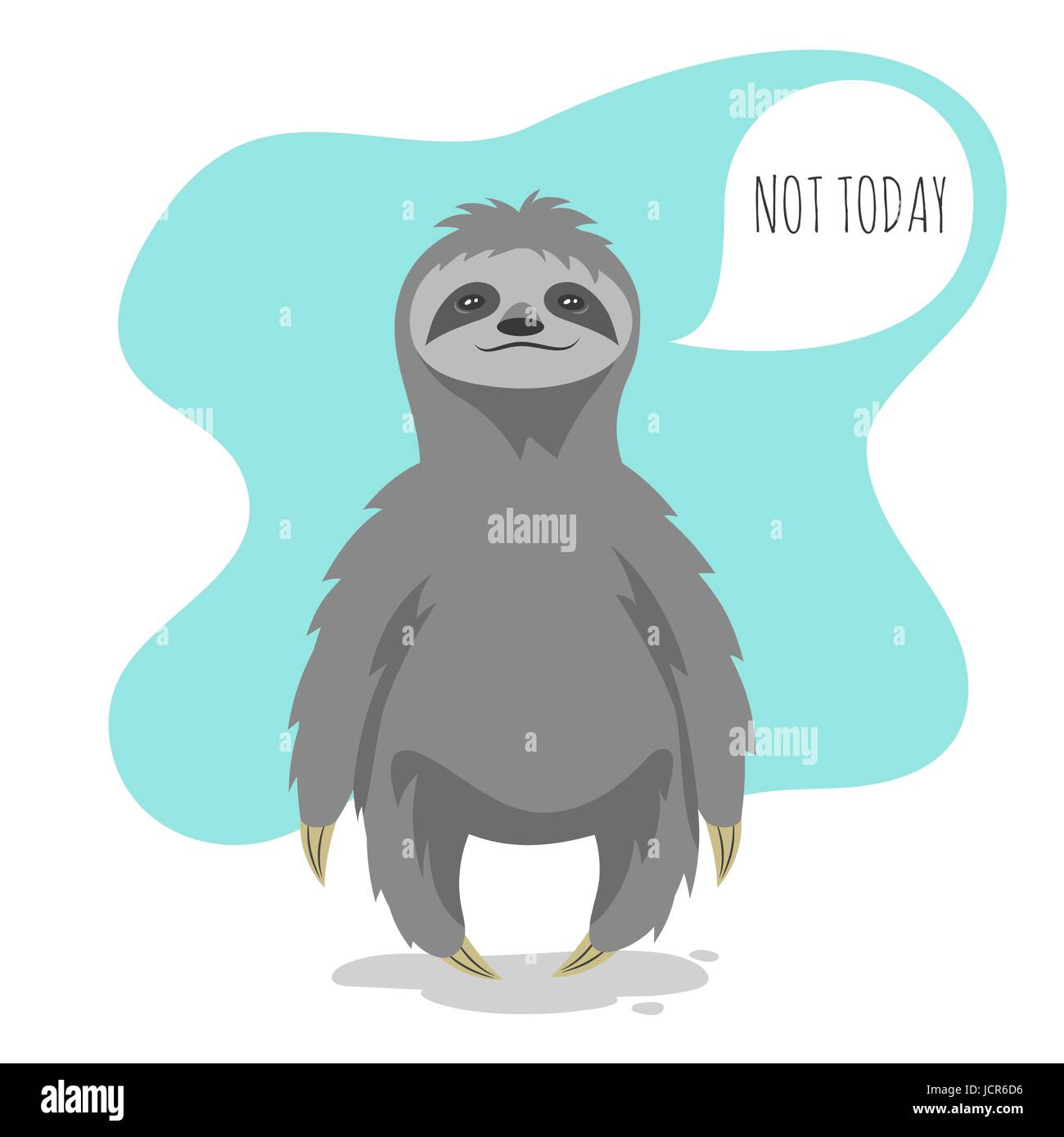 Laziness sloth Stock Vector Images - Alamy