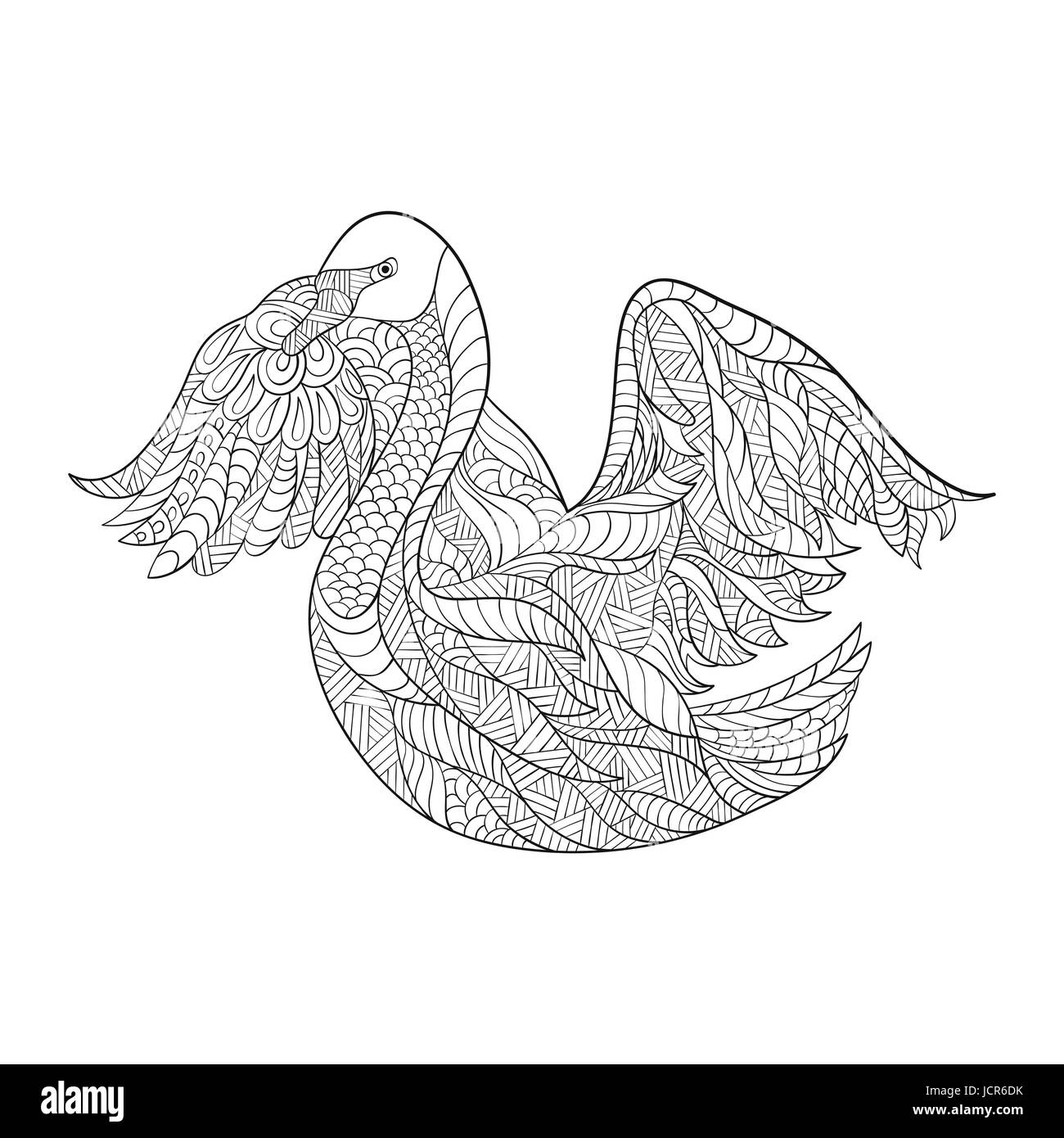 fox with wings coloring pages