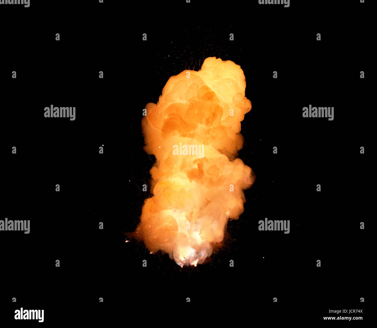 Realistic fireball explosion huge smoke hi-res stock photography and ...