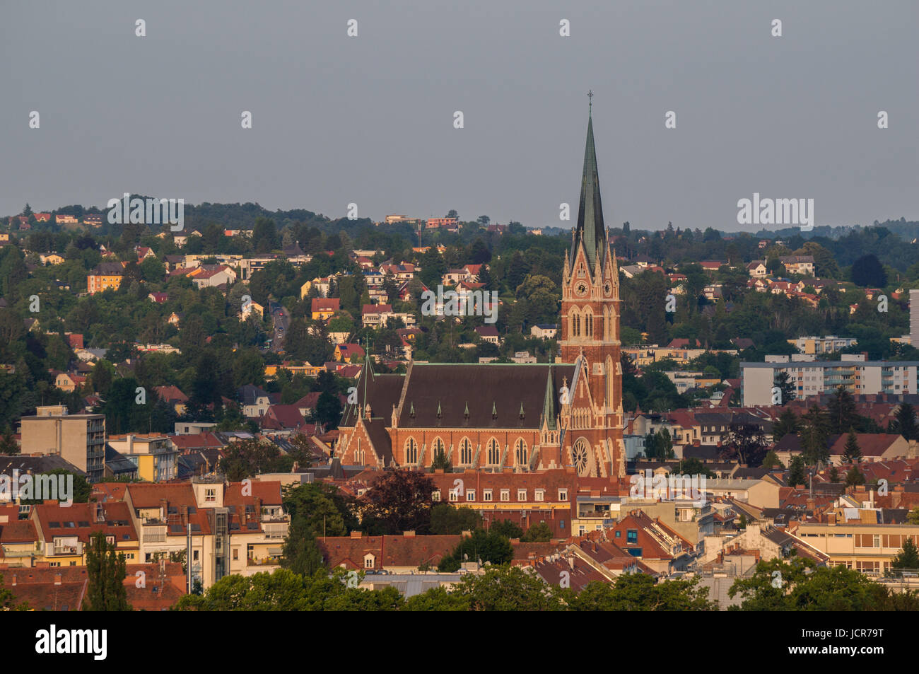 The Herz Jesu church in Graz Stock Photo - Alamy