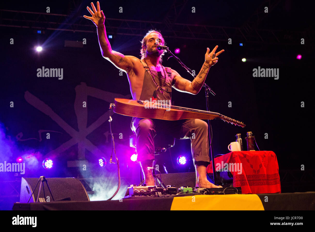 Desio Italy. 14th June 2017. The Australian singer-songwriter and multi ...