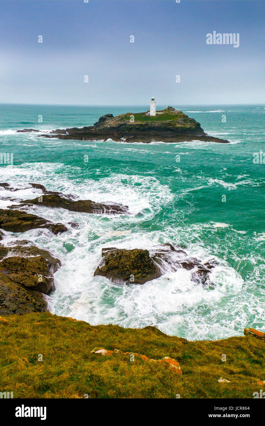 Godrevy lighthouse on the north Cornish coast is the light that ...