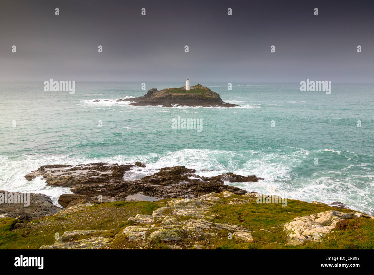 Godrevy lighthouse on the north Cornish coast is the light that ...