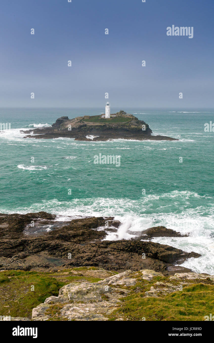 Godrevy lighthouse on the north Cornish coast is the light that ...