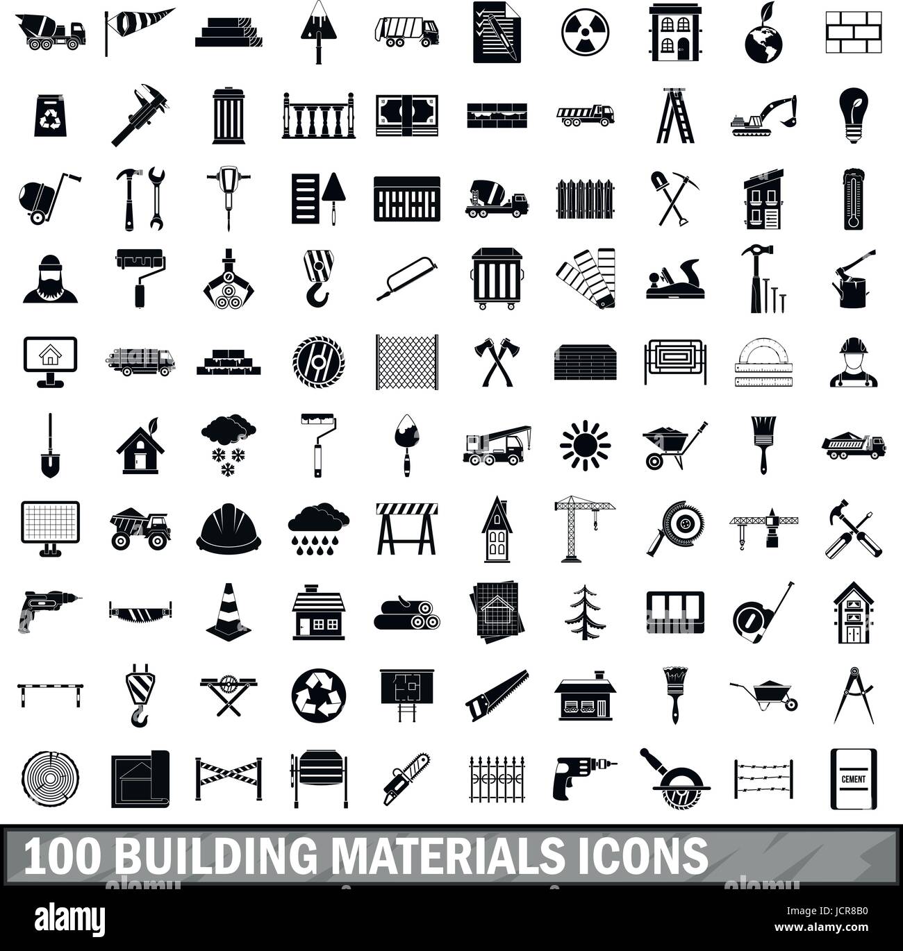 Black iron fence with brick building Stock Vector Images - Alamy