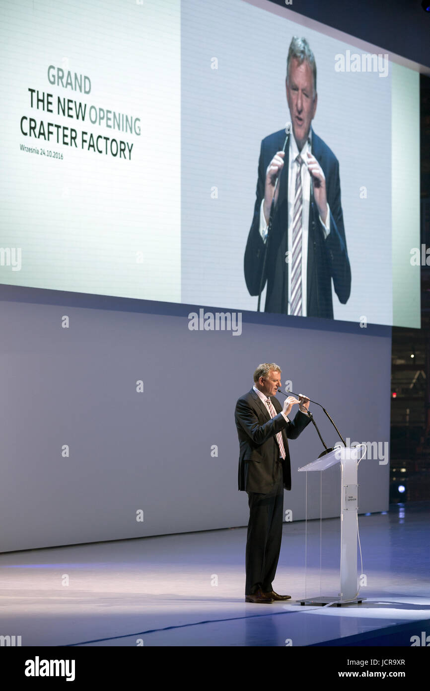 Wreschen, Poland, Andreas Renschler, CEO Volkswagen Truck and Bus Stock ...