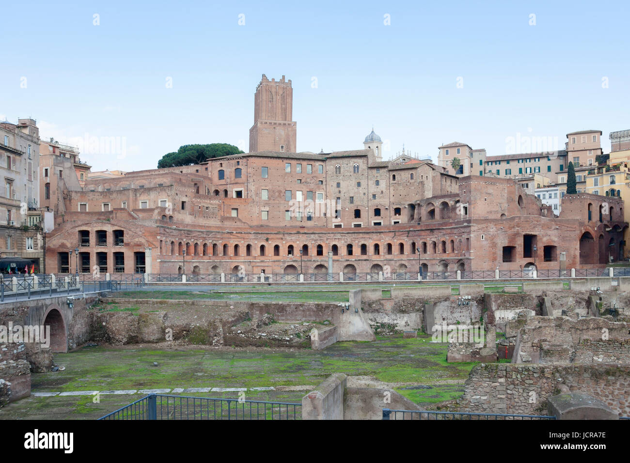 Trajan's market, mercatus Traiani, imperial fora, Rome, Italy Stock ...