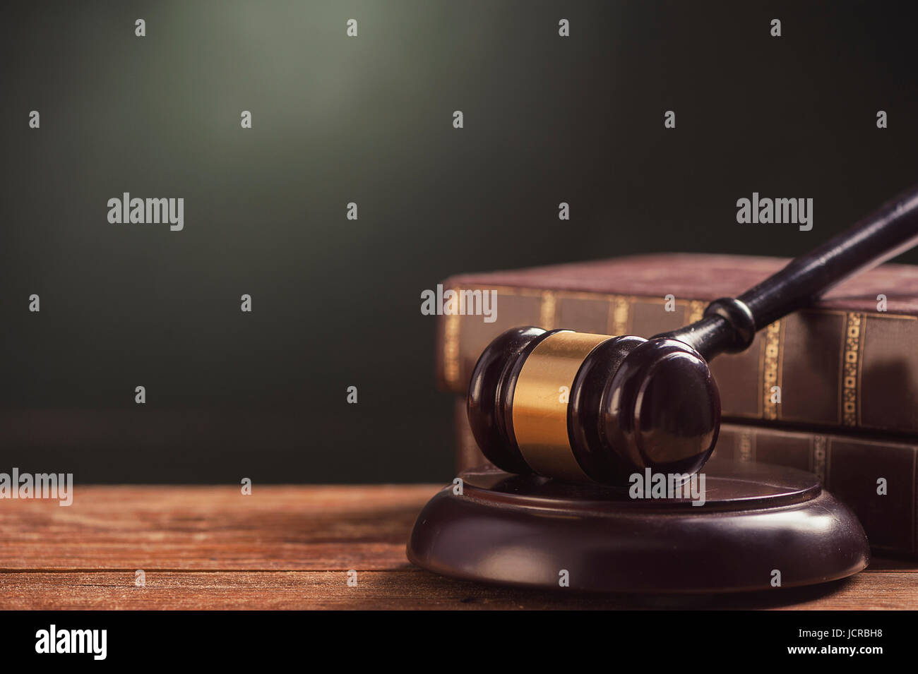Gavel And Law Book Stock Photo - Alamy