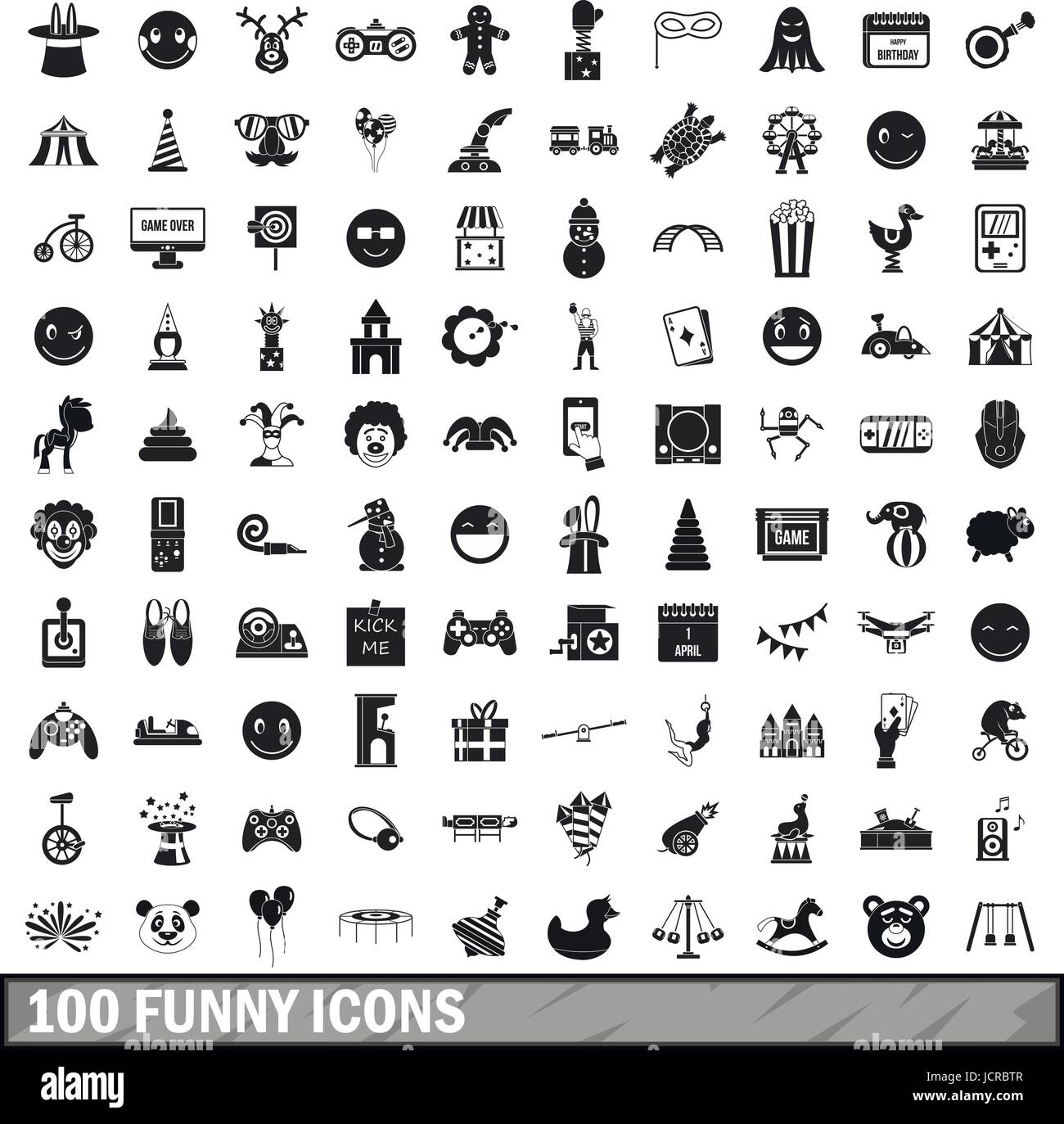 Children with ponies Stock Vector Images - Alamy