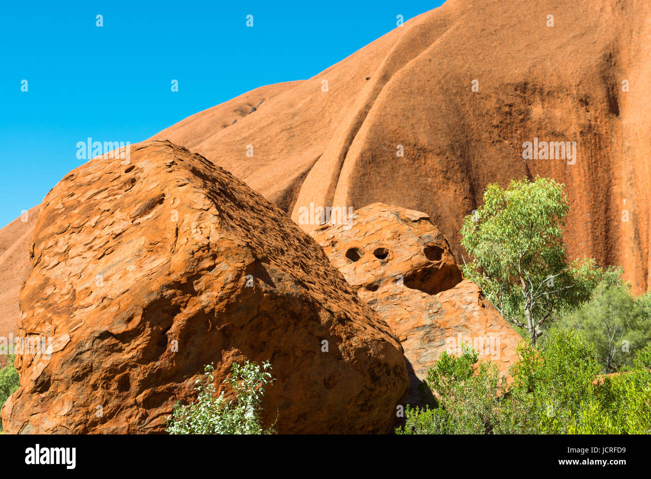 Uluru close up detail. Red centre, Northern Territory. Australia Stock ...