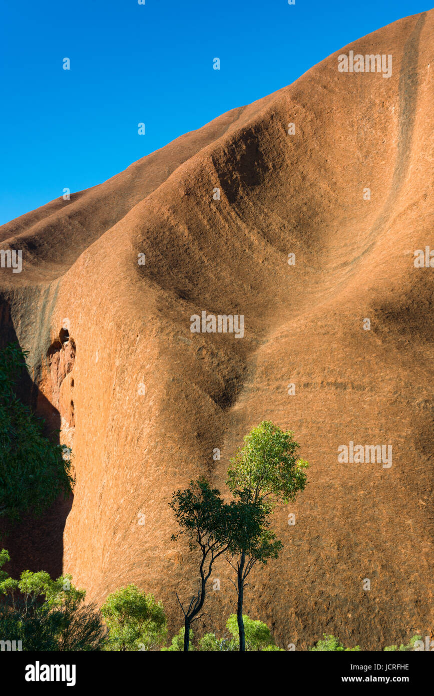 Uluru close up detail. Red centre, Northern Territory. Australia Stock ...
