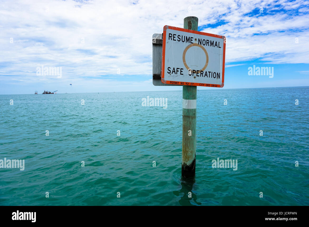 Resume Normal Safe Operation Stock Photo - Alamy
