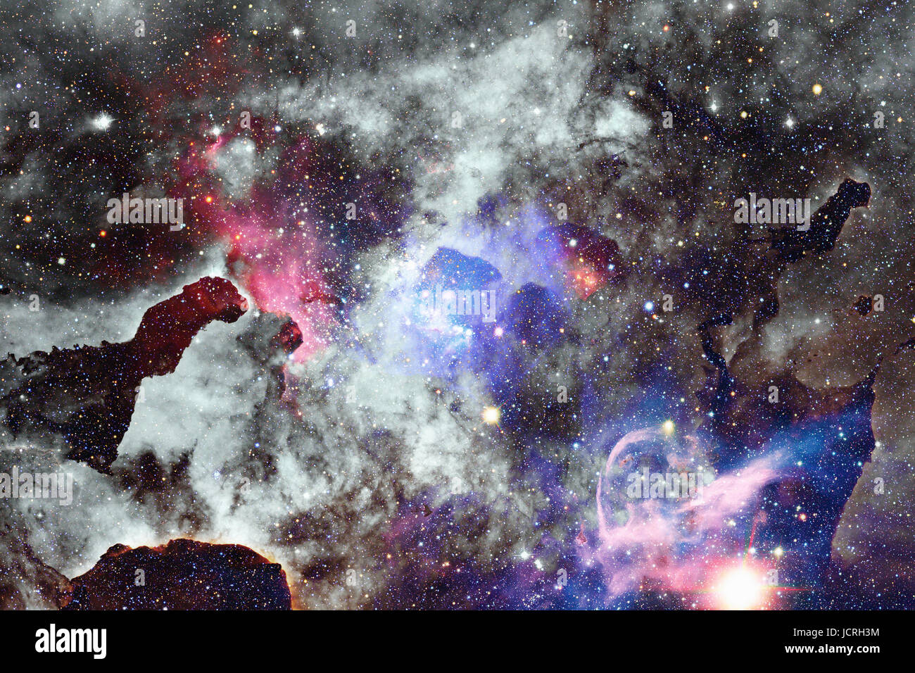 Nebula in space. Elements of this image furnished by NASA Stock Photo - Alamy