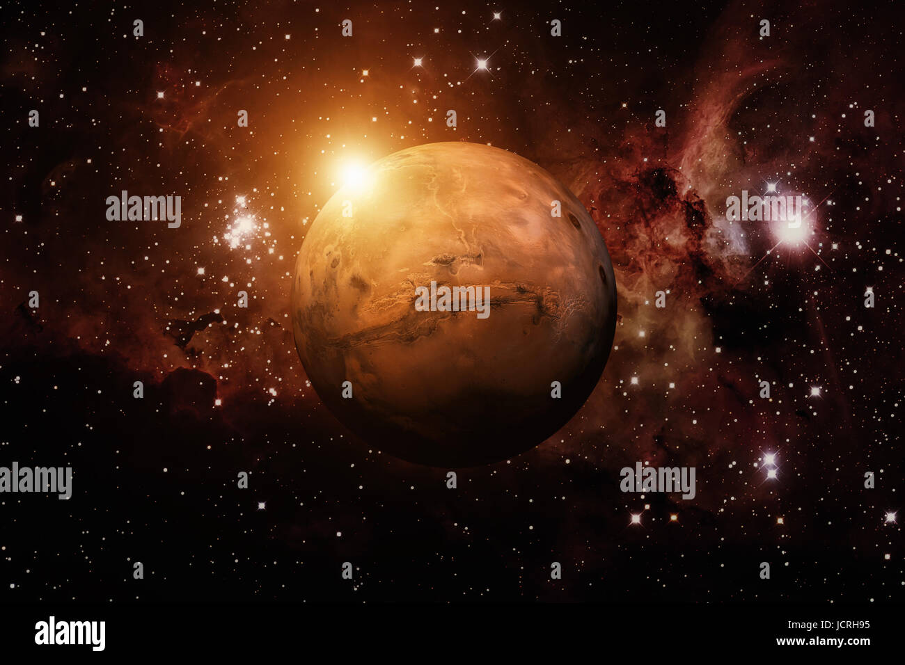 Mars is the fourth planet from the sun hi-res stock photography and ...