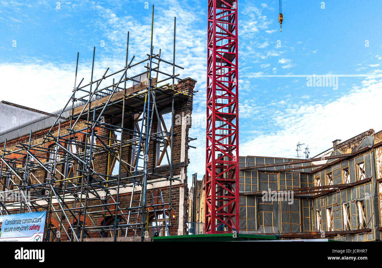 Construction site, London, England, UK Stock Photo - Alamy