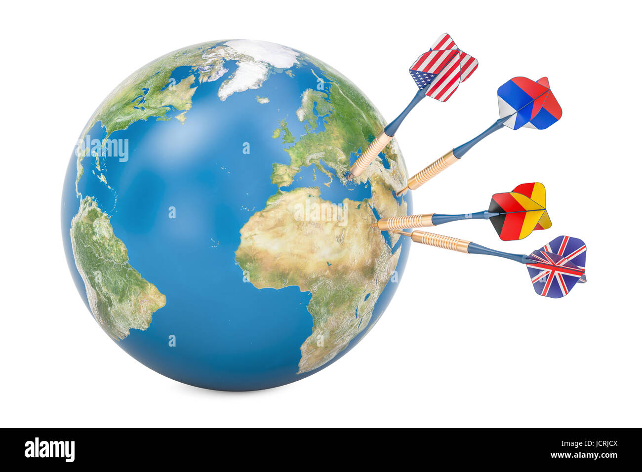 Global politic and political target concept, 3D rendering Stock Photo ...