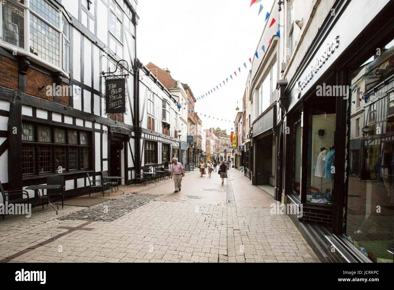 Derby, England, 14th, June, 2001. General views along Sadler Gate in ...