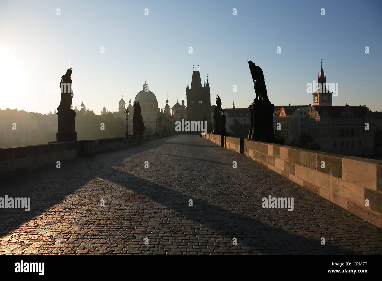 Famous Charles Bridge at dawn, Prague,Czech Republic Stock Photo - Alamy